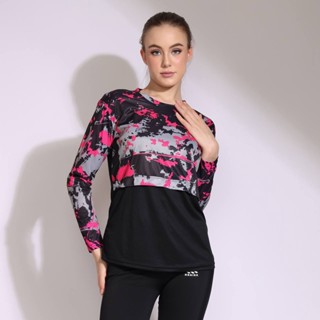 Jual MANIAK Baju Olahraga Running Wanita Kaos Lari Lengan Panjang Senam Sporty Gym Fitnes Zumba ...