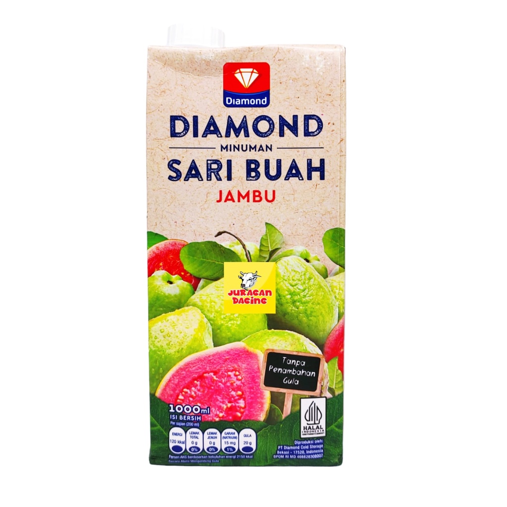 Jual Diamond Juice Guava UHT No added Sugar 1L | Shopee Indonesia