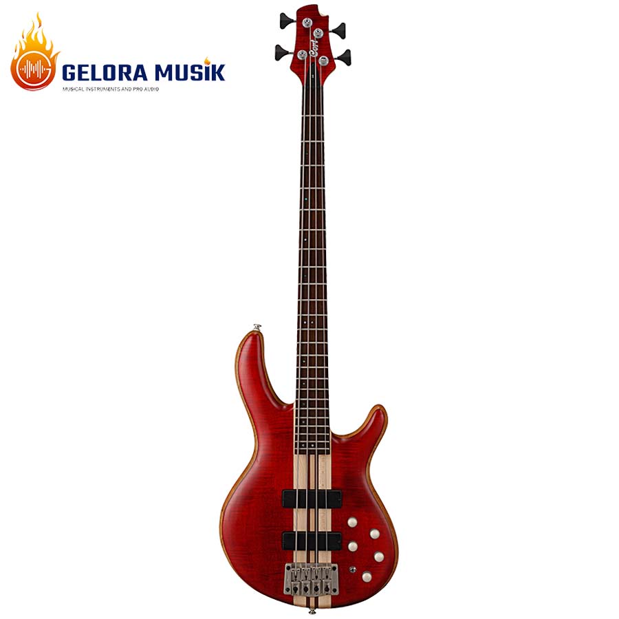 Jual Gitar Bass Elektrik Cort Artisan A4 Plus FMMH-OPBC | Shopee Indonesia