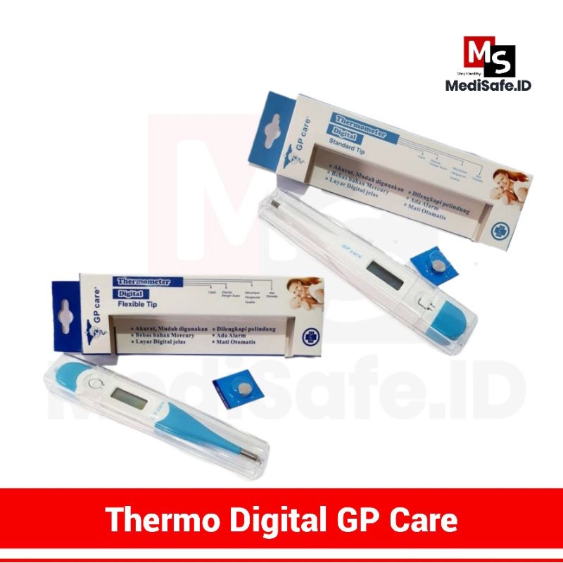 Jual Termometer Digital Axila GP CARE Thermometer Kaku Flexy | Shopee ...