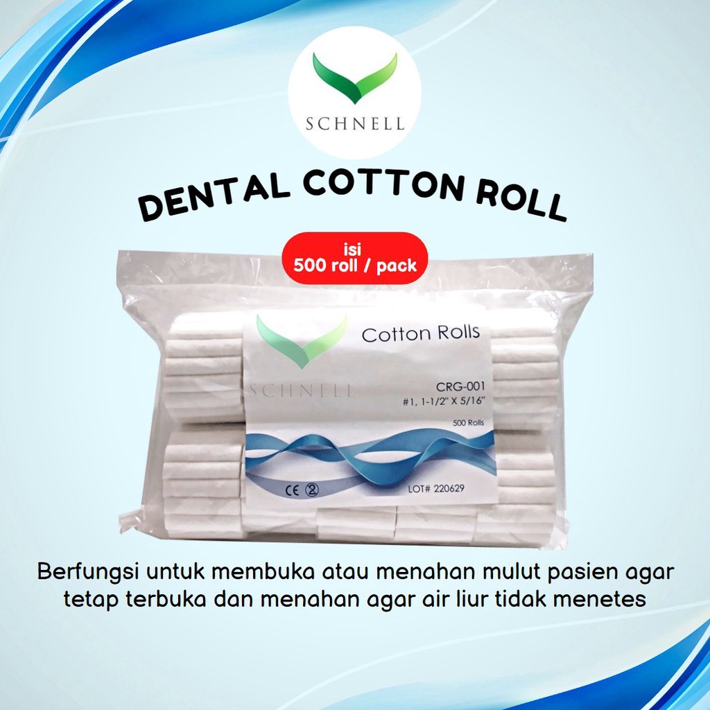 Jual Cotton Roll / Kapas Rol Dental / Kapas Dental / Rol Kapas ...