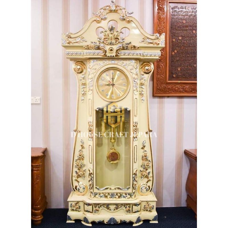 Jual Jam Lemari Dinding Jam Ukir Gandul Mewah Kayu Jati | Shopee Indonesia