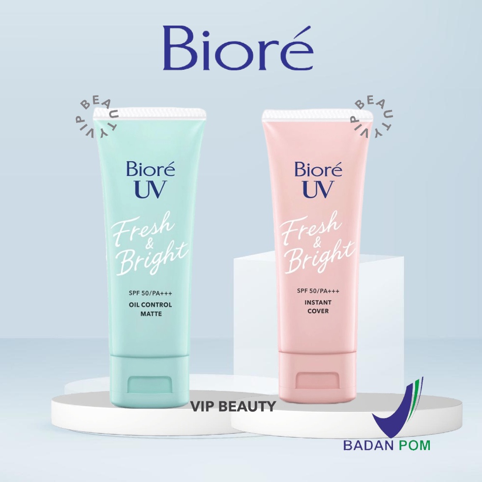 Jual BIORE Fresh & Bright UV SPF 50 PA+++ - Sunscreen Biore Oil Control Matte | Sunscreen Biore ...