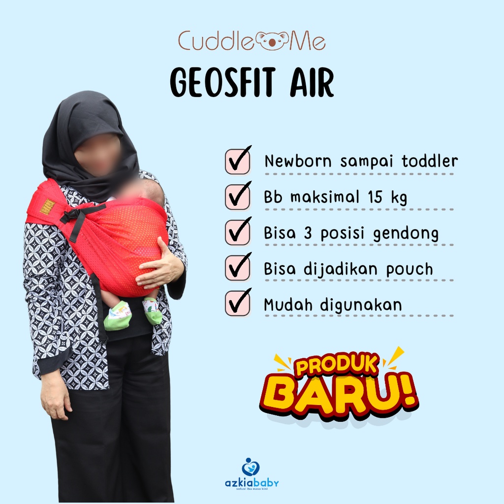 Jual CuddleMe GeosFit Air Gendongan Bayi Newborn Sampai Toddler ...