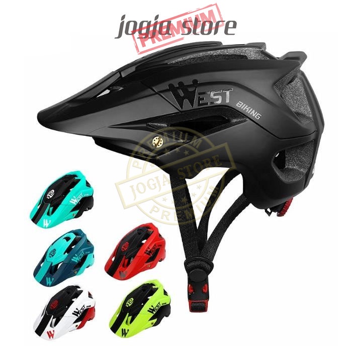 Jual West Biking Helm Sepeda MTB Trail XC EPS Foam Breathable Helmet ...