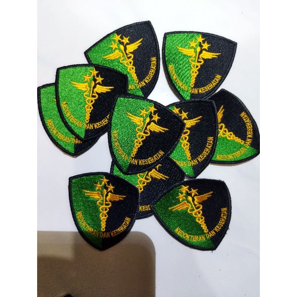 Jual logo bordir dokpol logo dokes | Shopee Indonesia