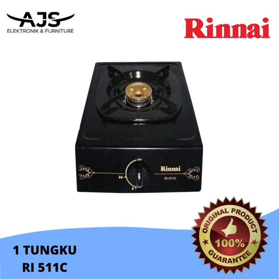 Jual KOMPOR RINNAI 1 TUNGKU RI 511C KOMPOR GAS RI-511C | Shopee Indonesia