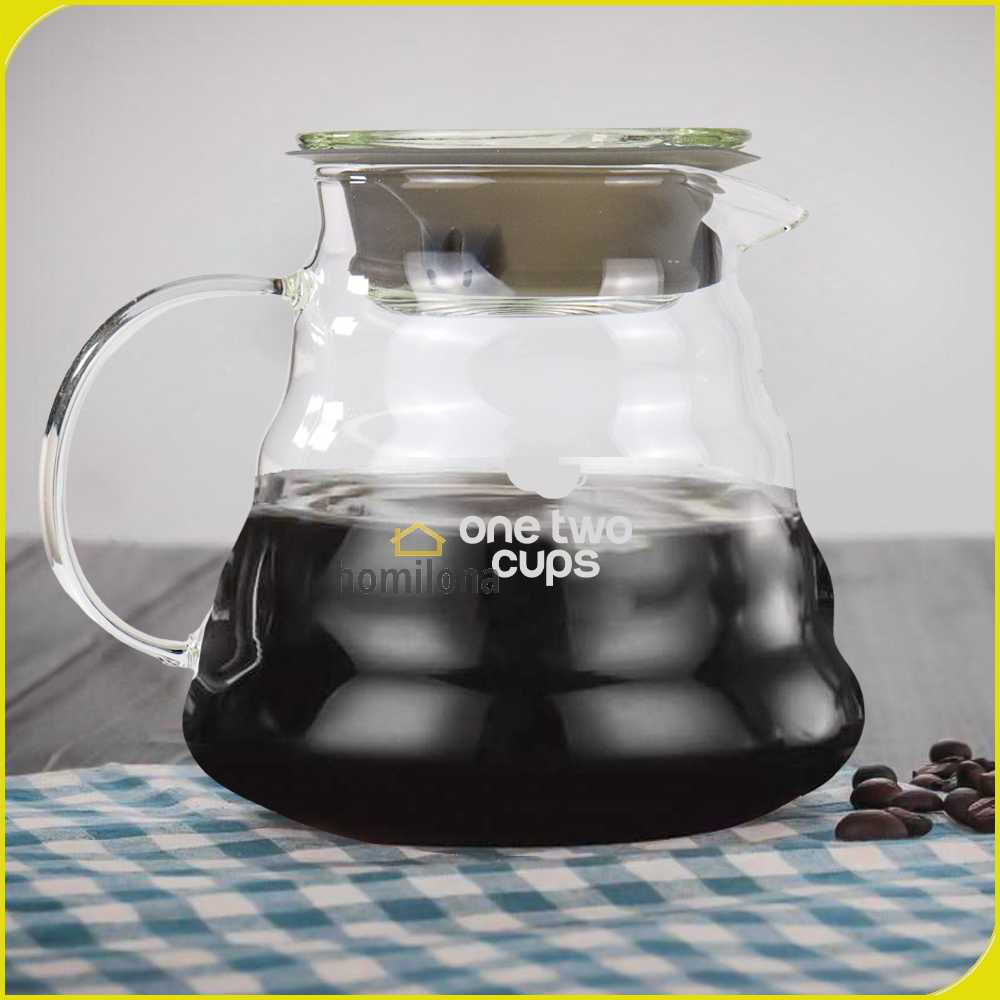 Jual One Two Cups Coffee Maker Pot V60 Drip Kettle Teko Kopi Barista ...