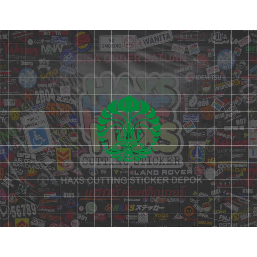 Jual Cutting Sticker Logo Makara FK UI Ukuran 4 Cm Untuk Motor Mobil ...