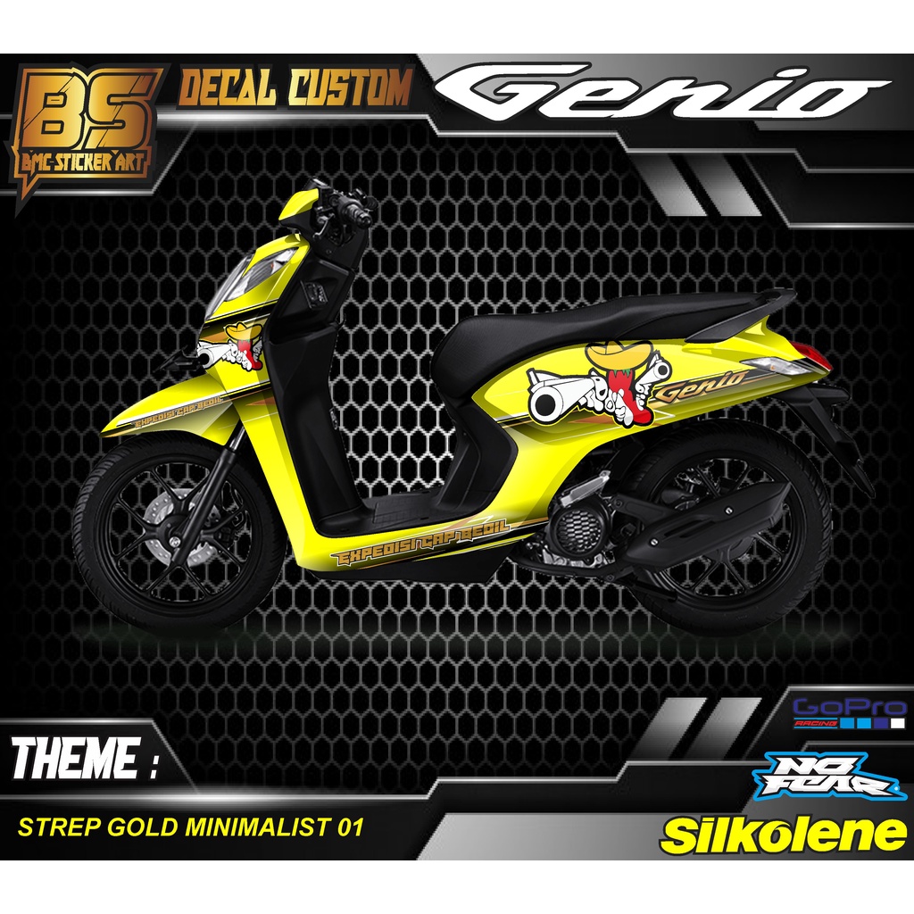 Jual STICKER DECAL HONDA GENIO FULLBODY/DEKAL STIKER GENIO CAP BEDIL ...