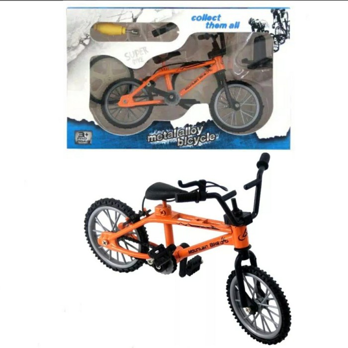 Jual best seller] Diecast Miniatur Sepeda BMX Mini Finger board bicycle ...