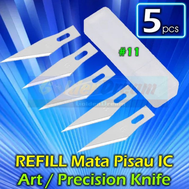 Jual Isi Pisau Cutter Pen Art Knife Knifezer Blade - Refill Cutting Pen ...