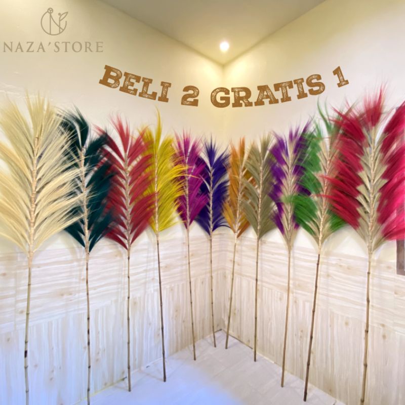Jual Rayung Stick Jumbo Kering Dekorasi 21 Tangkai Panjang 200cm ...