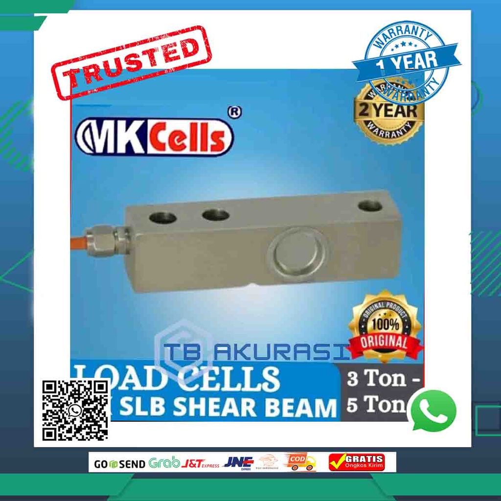 Jual LOAD CELL TIMBANGAN DIGITAL SHEAR BEAM MK- SLB 3TON SAMPAI 5TON ...