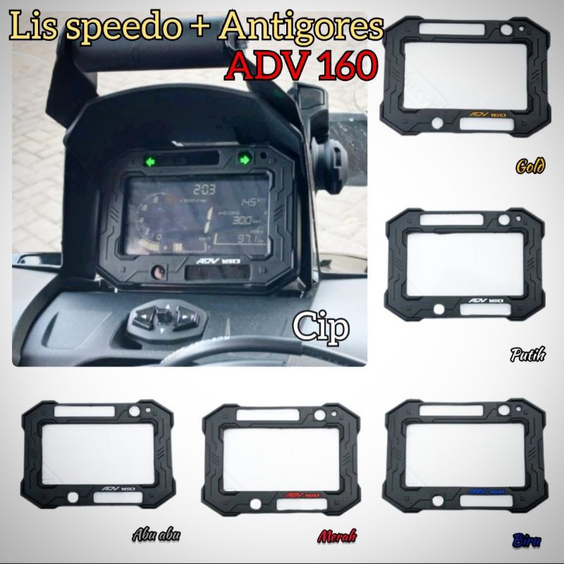 Jual Stiker Antigores Speedometer Adv 160 Rubber Karet | Shopee Indonesia