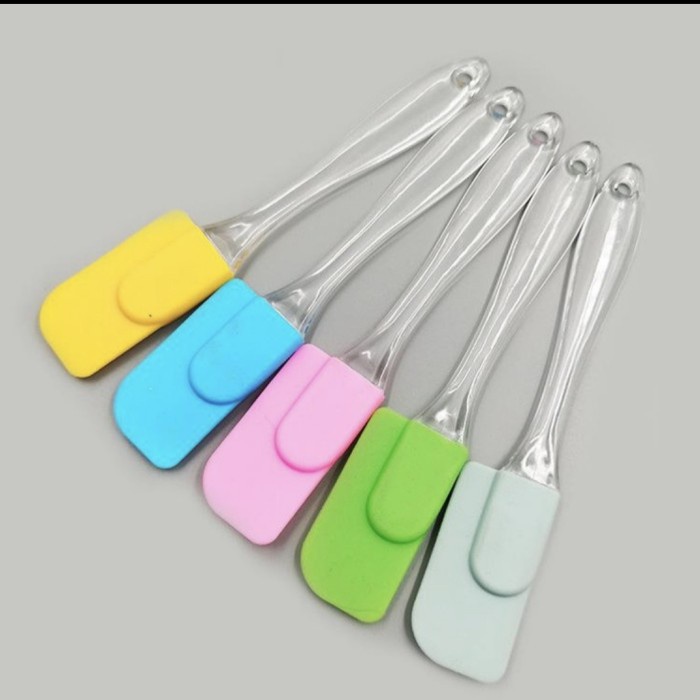 Jual K30 SPATULA Medium PENGADUK SILIKON SILICONE Tahan Panas Gagang ...