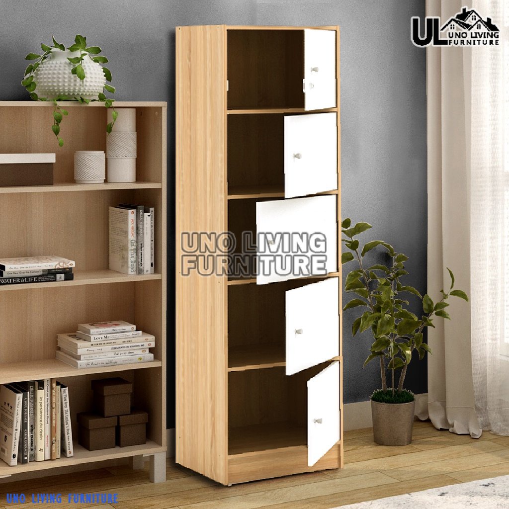 Jual LEMARI RAK SERBAGUNA SUSUN 3 4 5 KAYU DENGAN KUNCI TERBARU MURAH ...