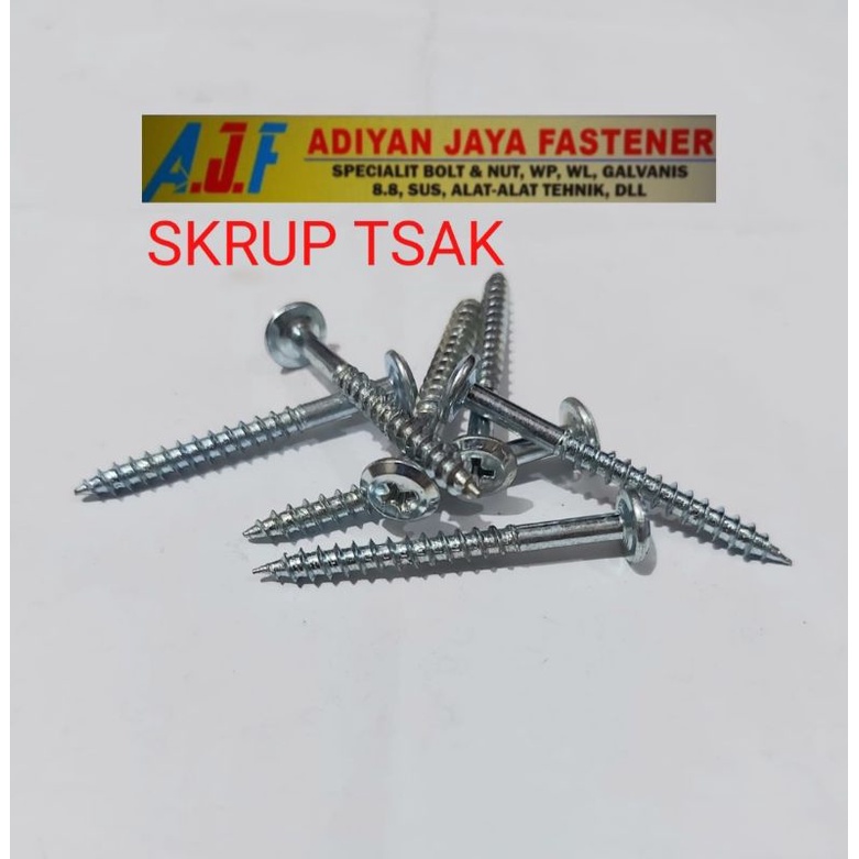 Jual Sekrup parabot/ Sekrup kayu #10X13/4 ( 100pcs ) | Shopee Indonesia