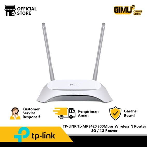 Jual TP-LINK TL-MR3420 300Mbps Wireless N Router 3G / 4G Router ...
