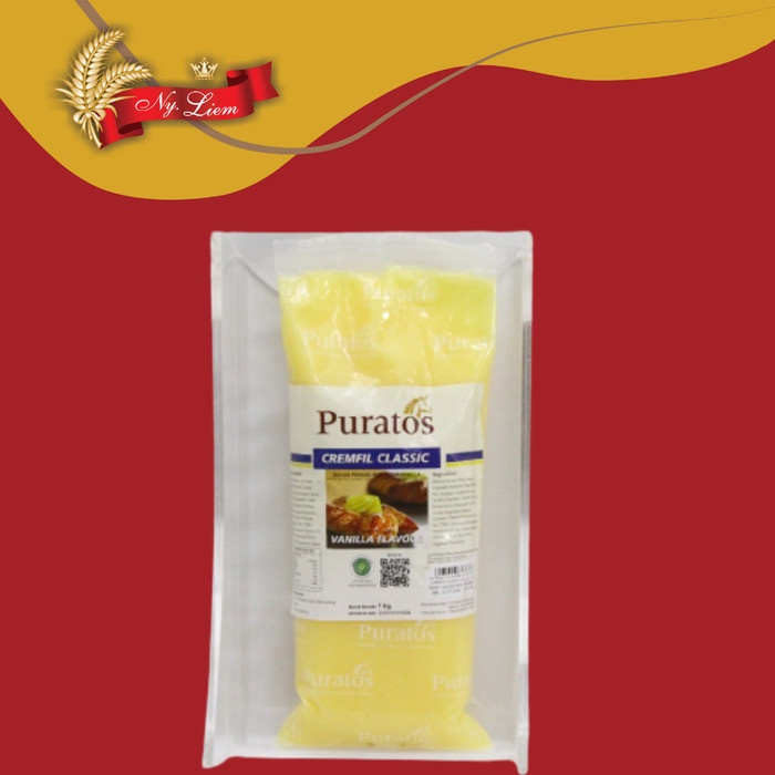 Jual PURATOS Creamfill Classic Vanilla / Isian Kue Rasa Vanila 1 kg ...