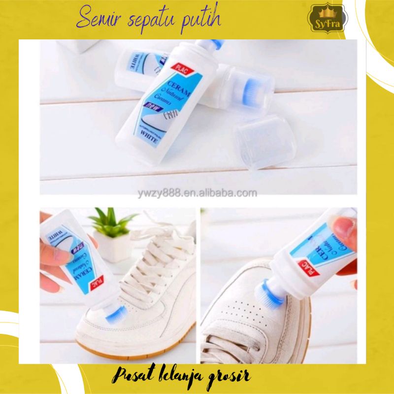 Jual sikat semir sepatu putih penghilang noda sepatu | Shopee Indonesia
