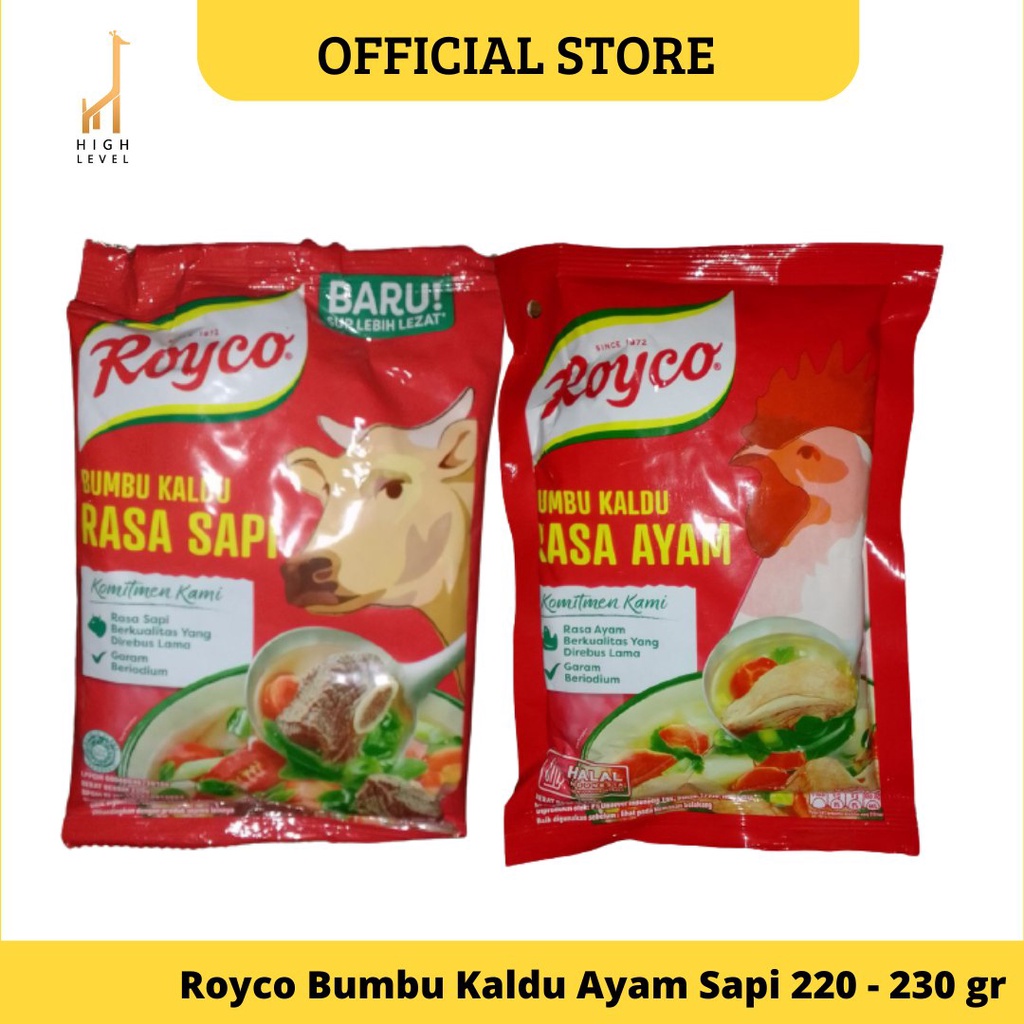 Jual Royco Bumbu Kaldu Rasa Ayam Sapi 220 gr | Shopee Indonesia