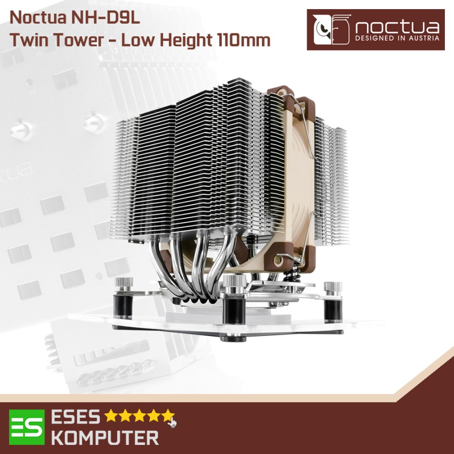 Jual HSF Noctua NH-D9L PWM | Twin Tower Low Height | CPU Air Cooler ...