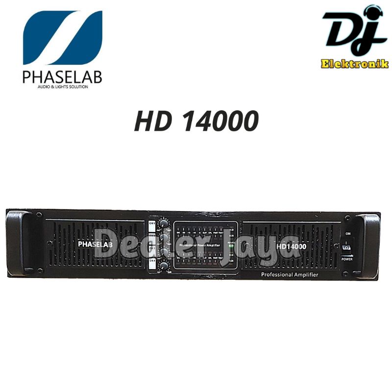 Jual Power Amplifier Phaselab / Phase Lab HD 14000 / HD14000 - 4 ...