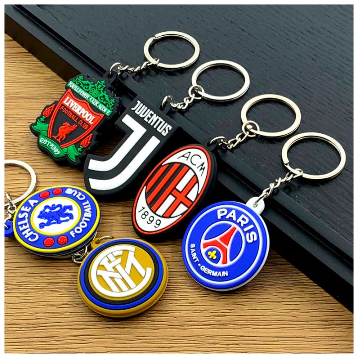 Jual Gantungan Kunci Tas Motor Mobil Sepakbola Keychain Logo Klub Sepak ...
