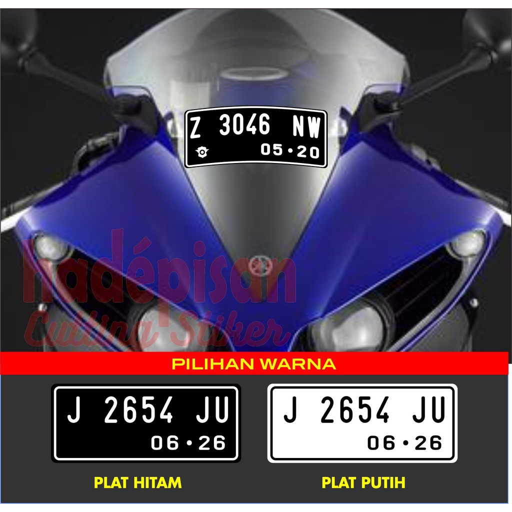 Jual STIKER MOTOR CUTTING STICKER VISOR - WINDSHELD PLAT MOTOR | Shopee ...