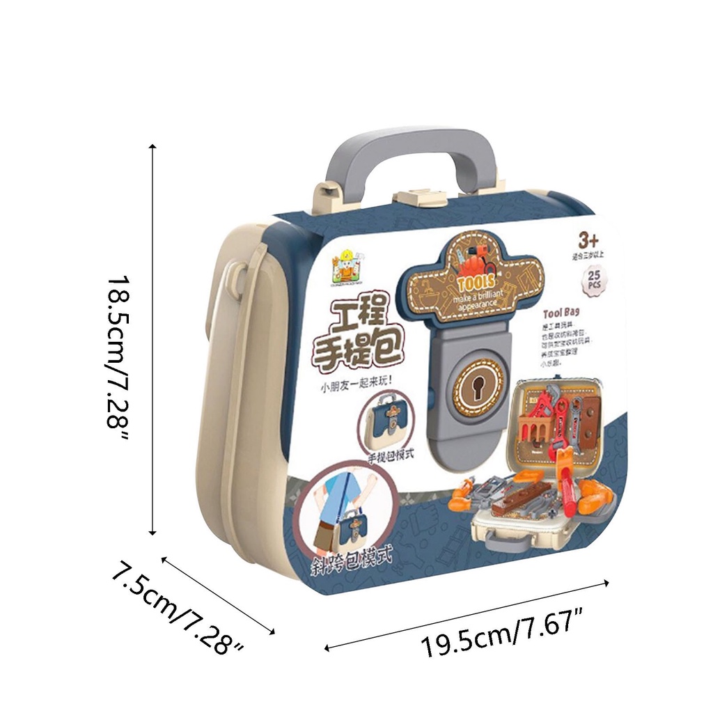 Jual Mainan Anak Tukang Tukangan Tas Koper Tool Set Tools Box Handbag ...