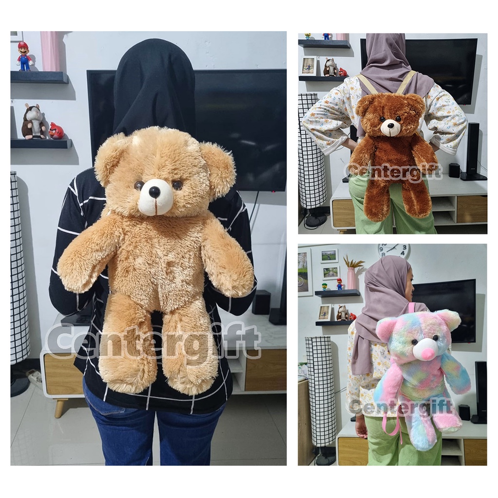 Jual Tas Boneka Teddy Bear Lucu Tas Ransel Beruang Anak | Shopee Indonesia