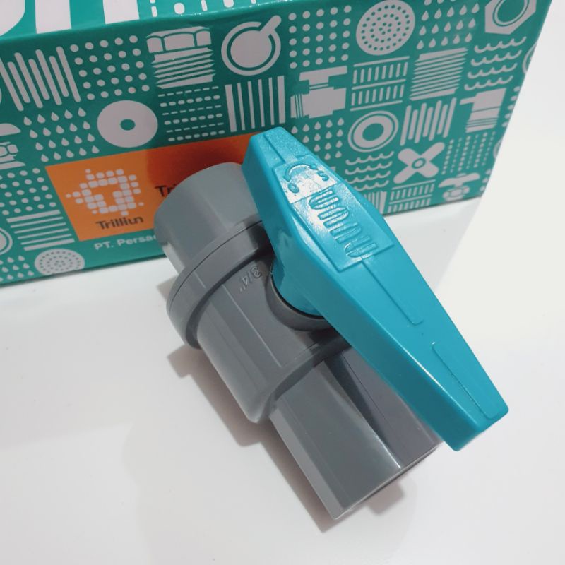 Jual STOP KRAN / ball valve pvc pipa 1 inch by unnu | Shopee Indonesia