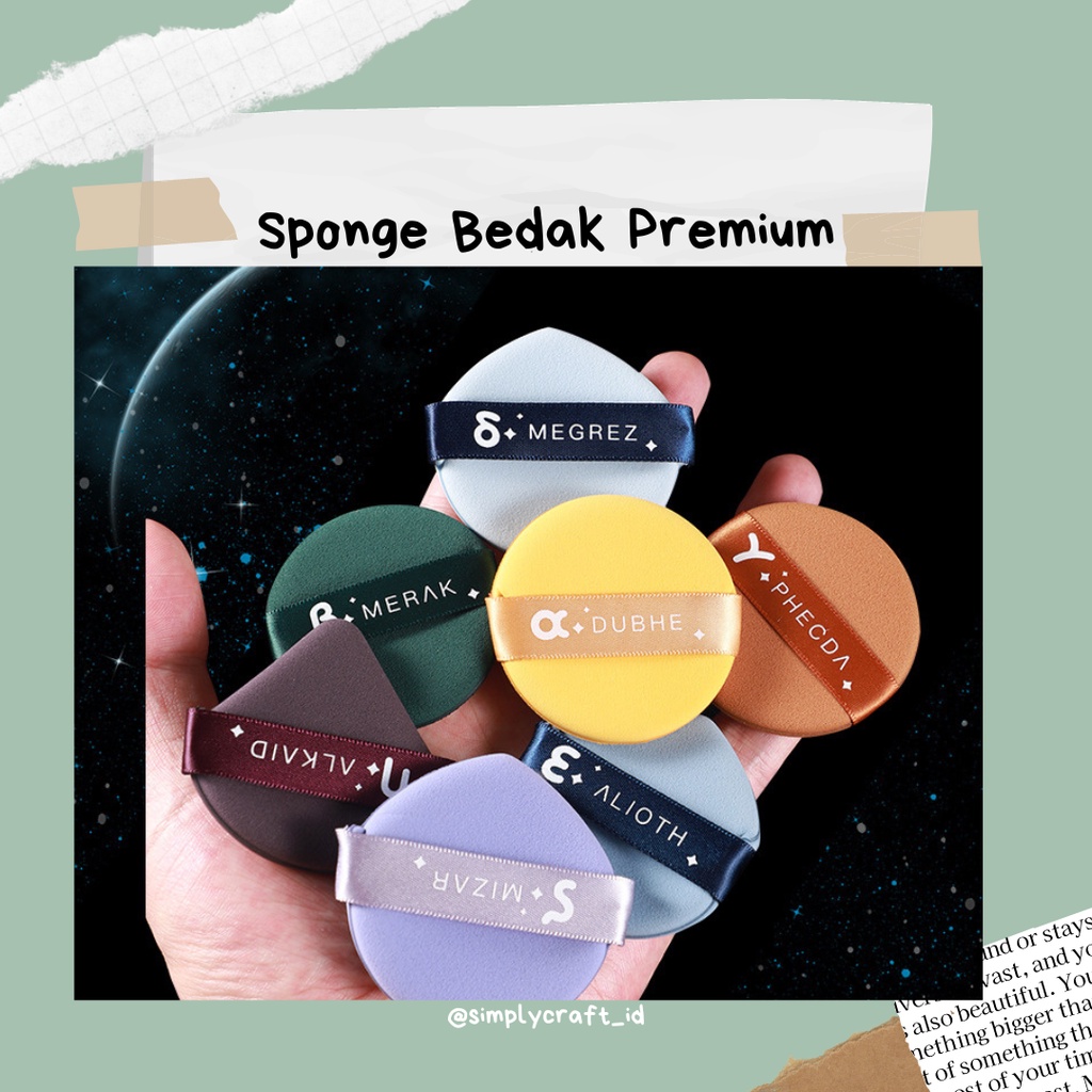 Jual Simply Craft ID - Sponge Bedak / Spons Puff Air Cushion Mini ...
