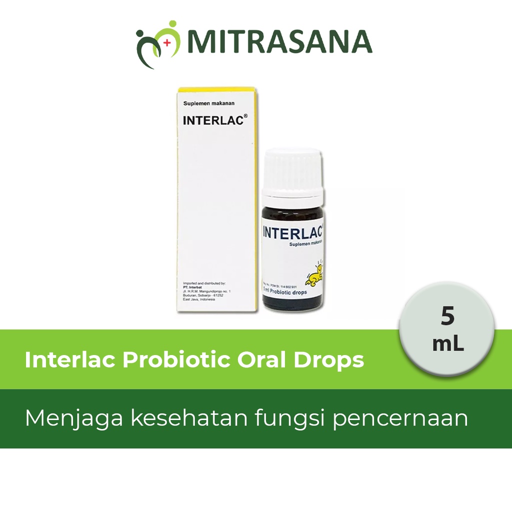 Jual Interlac Probiotic Oral Drops 5 Ml | Shopee Indonesia