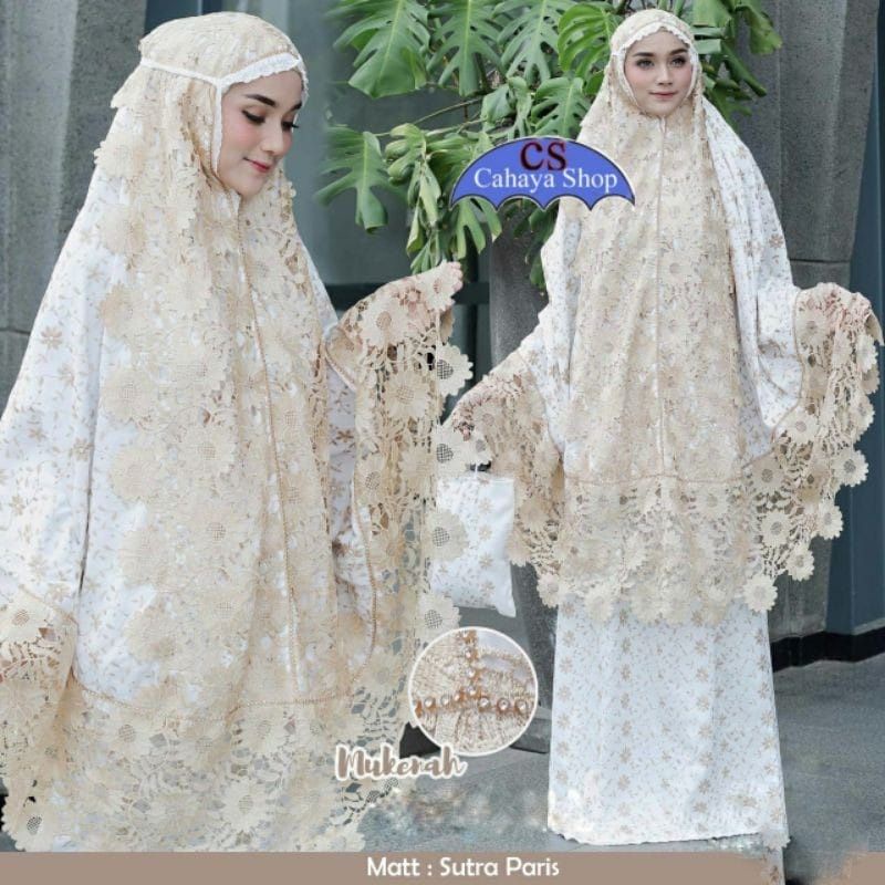 Jual MUKENA MUKENAH TERBARU SUTRA PARIS SWAROSKY PREMIUM | Shopee Indonesia