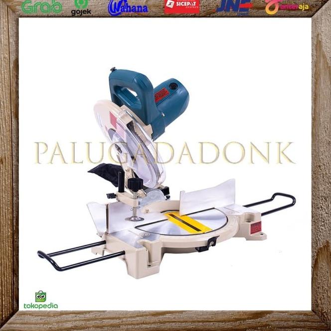Jual Mesin Potong Aluminium Kayu / Miter Saw Sliding 10 Inch Armature Benz | Shopee Indonesia