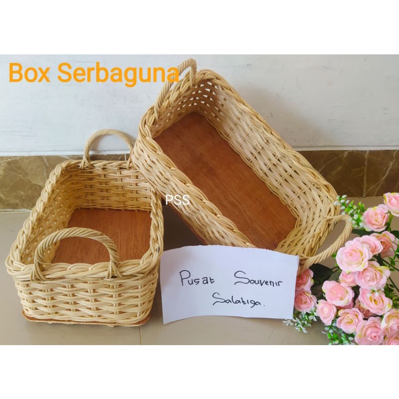 Jual Kotak Rotan Model Kuping / Kotak Serbaguna | Shopee Indonesia