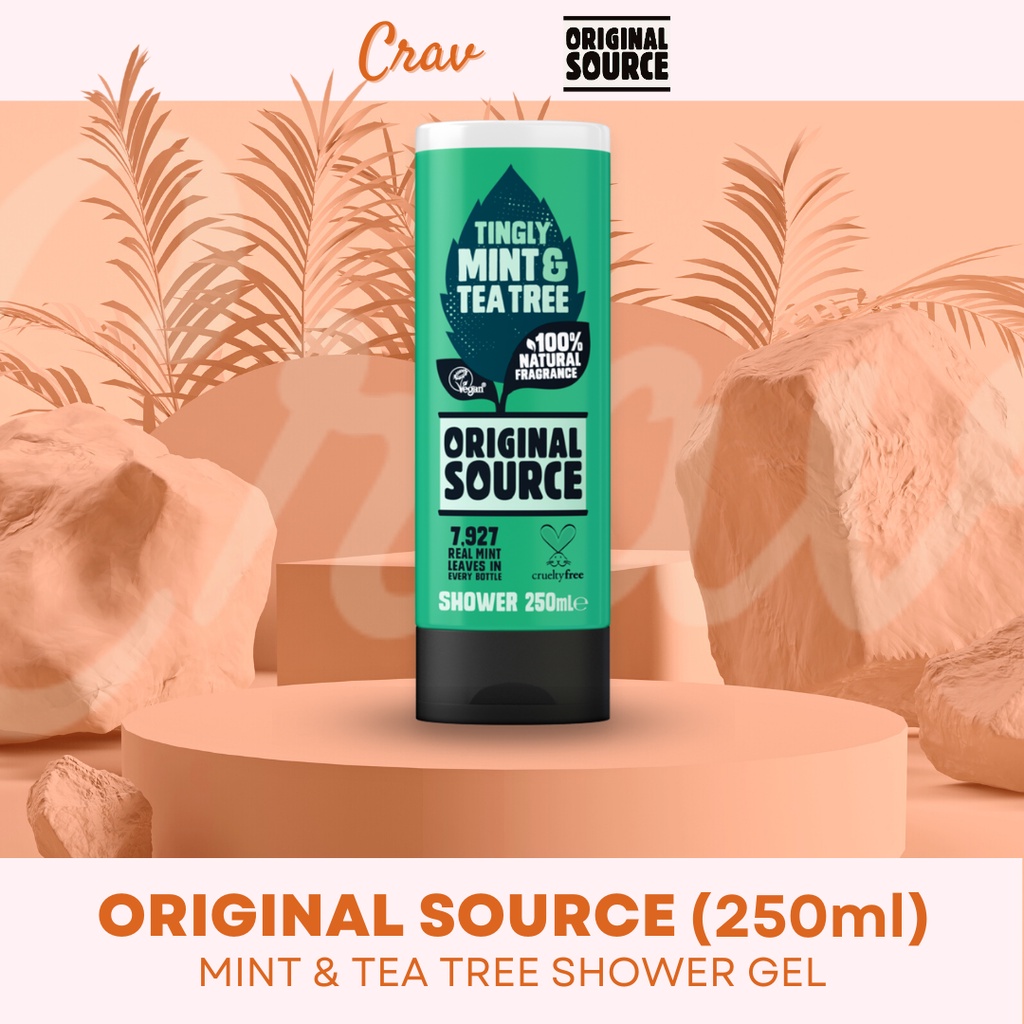 Jual ORIGINAL SOURCE BODY WASH 250 ML - MINT TEA TREE SHOWER | VANILLA ...