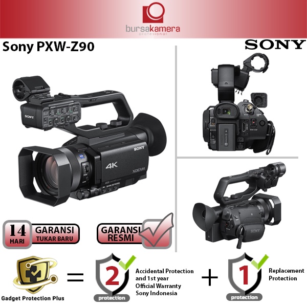 Jual Sony PXW-Z90T 4K HDR XDCAM with Fast Hybrid AF / Sony PXW Z90 | Shopee Indonesia