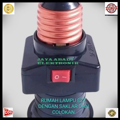 Jual G667 ORIGINAL RUMAH LAMPU E27 FITTING FITING SAKLAR COLOK ...