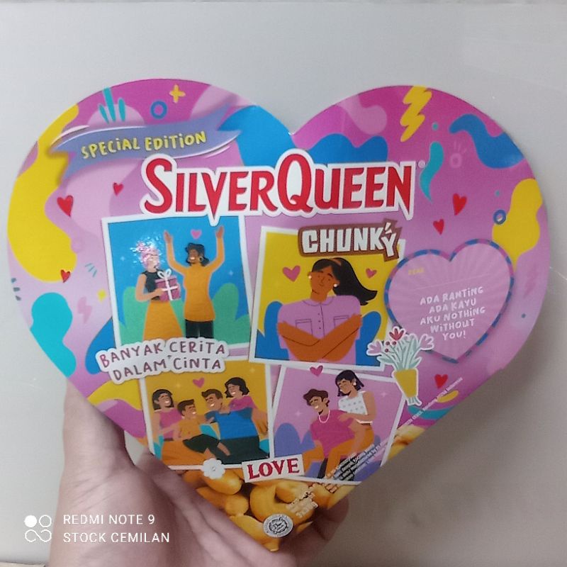 Jual Silverqueen Valentine Edition (Chunky Bar 30gr x 3pcs) | Shopee ...