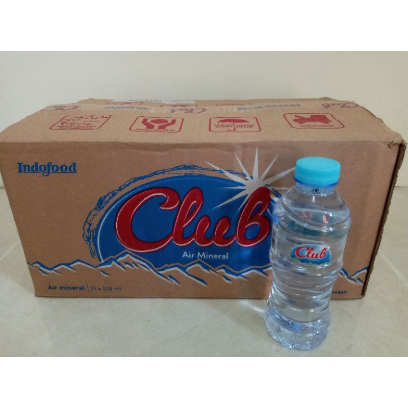 Jual Air Mineral CLUB botol mini 330 ml | Shopee Indonesia