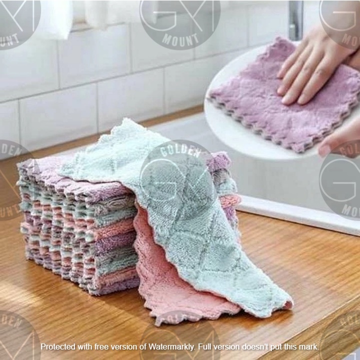 Jual Kain Lap Dapur Microfiber Serbaguna / Microfiber Kitchen Towel ...