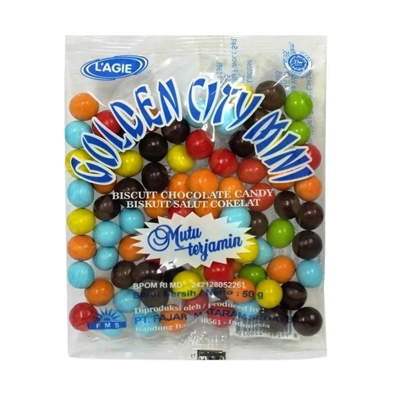 Jual Golden City Coklat Ball Mini 50Gr | Shopee Indonesia