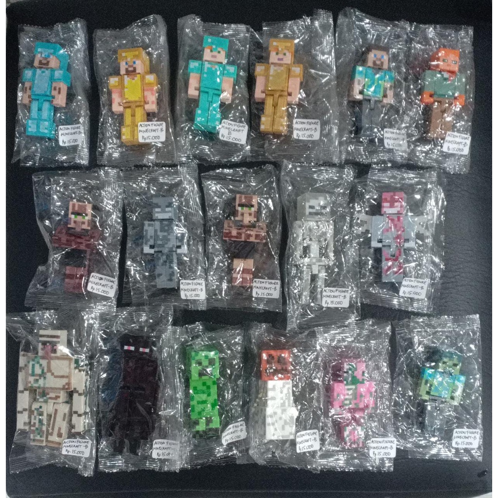 Jual Mainan minicraft mini craft Figure Topper Kue mini craft minecraft ...