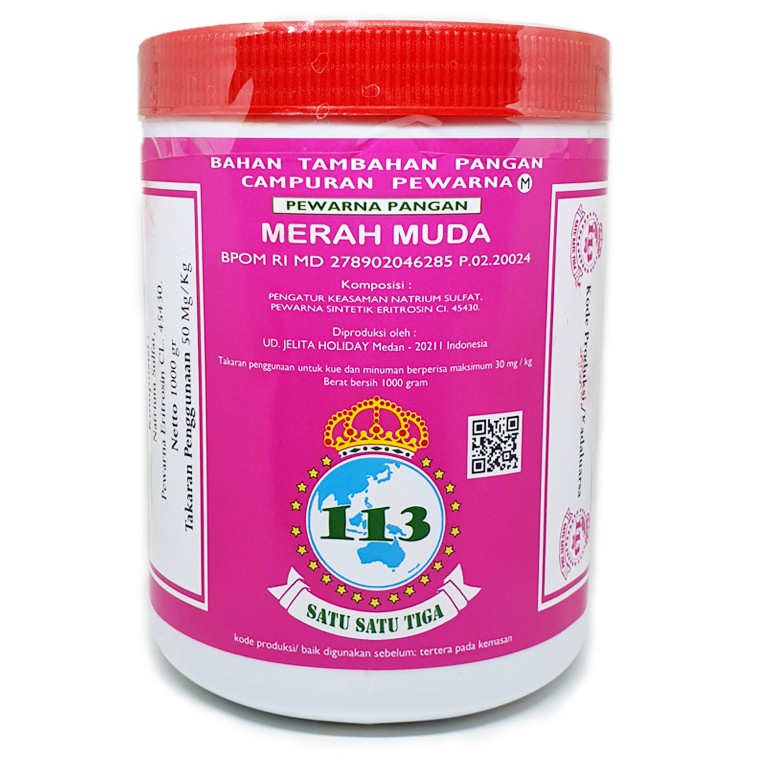 Jual Pewarna Makanan Merah Muda/ Food Coloring Rose Pink 1000 gr ...