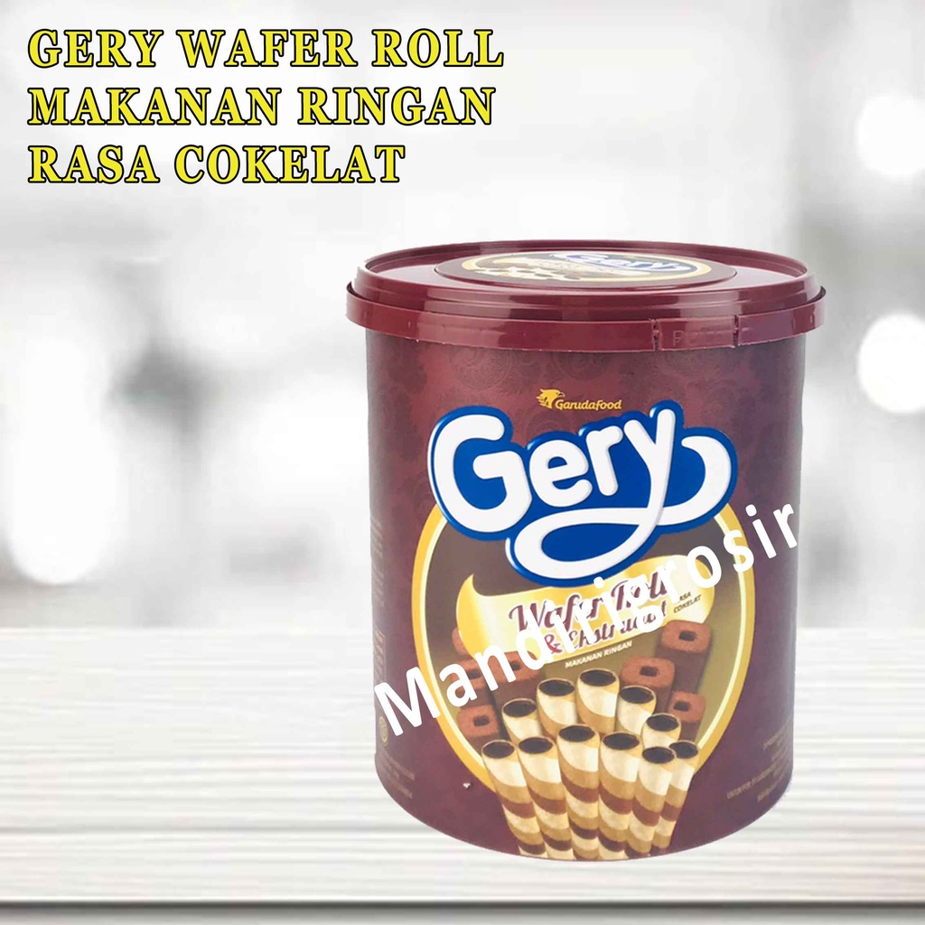 Jual Gerry Wafer Roll* Wafer Cokelat* Biskuit Wafer Cream | Shopee ...
