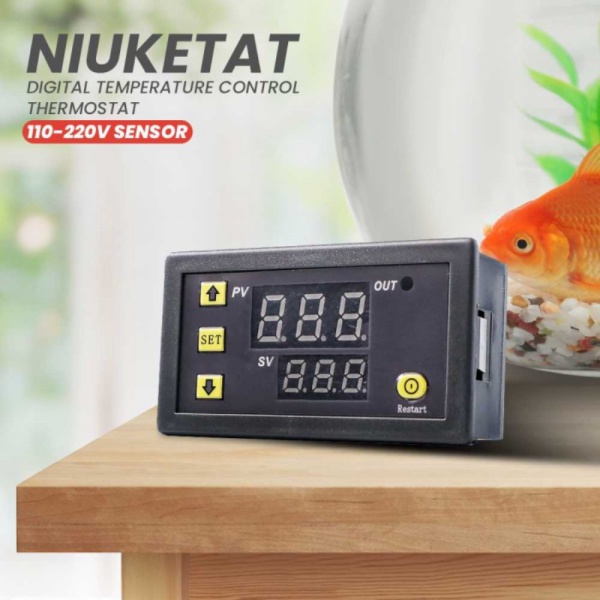 Jual Jual Alat Ukur Suhu Thermostat LED Display AC110-220V with Sensor Murah | Shopee Indonesia