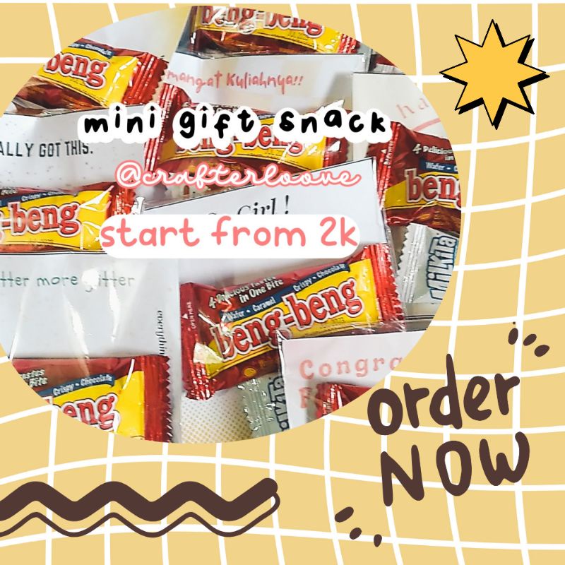 Jual [SEMARANG] MINI GIFT SNACK MEDAN PREMIUM KADO MURAH | BEBAS CUSTOM ...